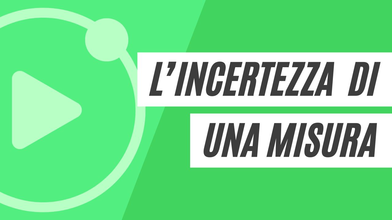 L'incertezza di una misura [errore assoluto] - Fisica Fast